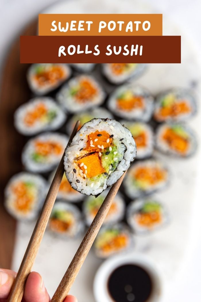 Sweet Potato Roll Sushi - Food with Feeling
