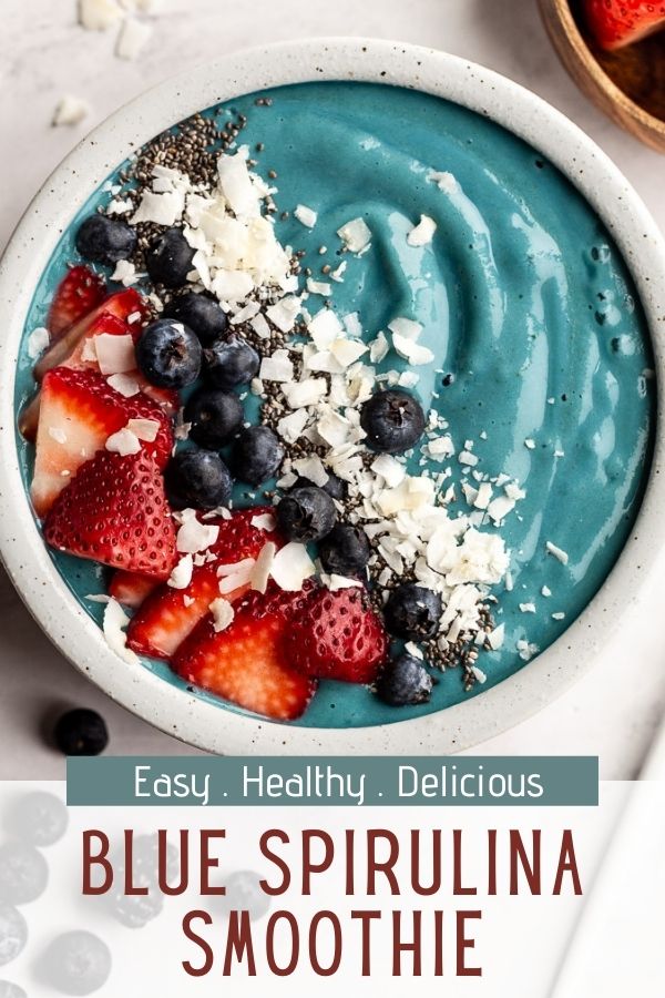 Blue Spirulina Smoothie - Food with Feeling