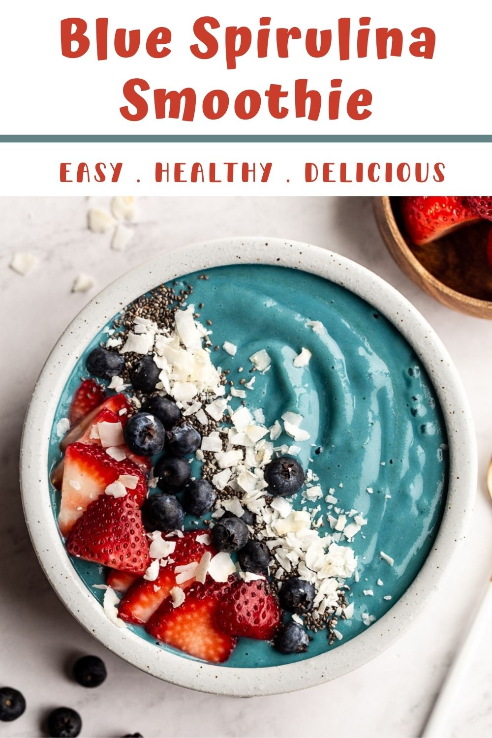 Blue Spirulina Smoothie - Food with Feeling