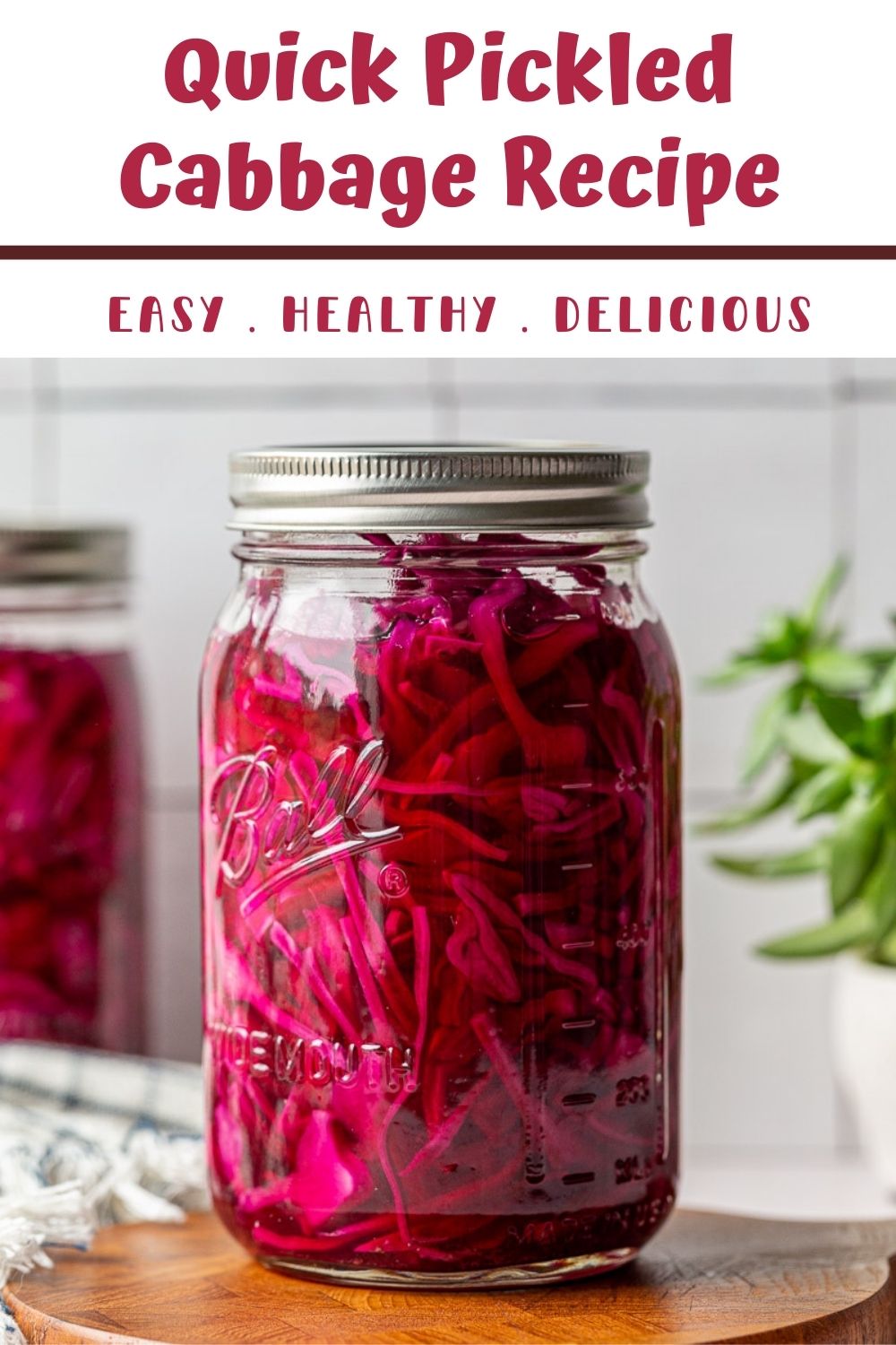 Pickled Cabbage - Food with Feeling