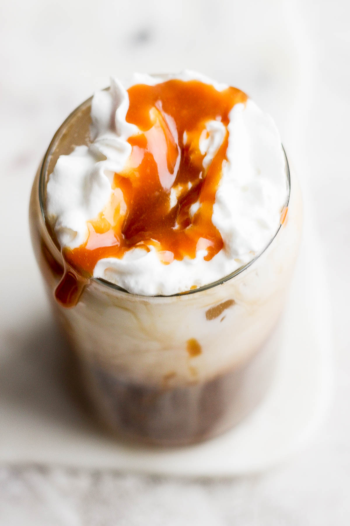 Iced Caramel Latte - Food with Feeling