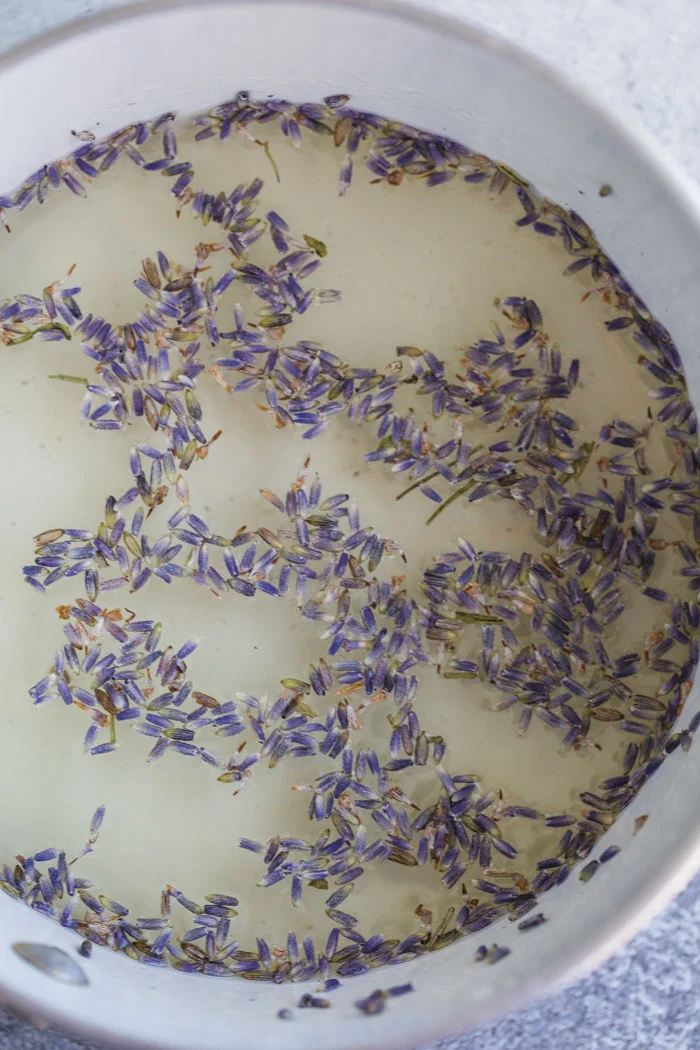 How to Make Lavender Syrup - Food with Feeling