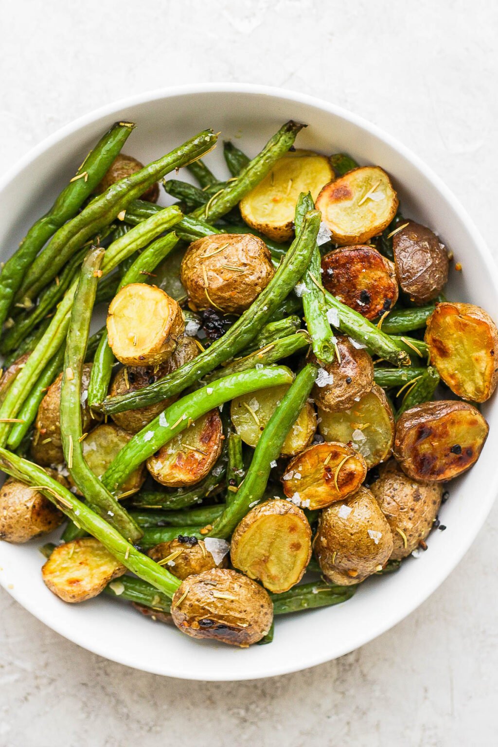Roasted Potatoes and Green Beans - Food with Feeling