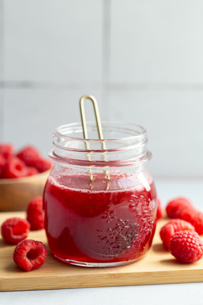 Raspberry Syrup - Food with Feeling