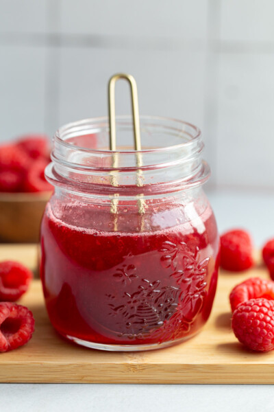 Raspberry Syrup - Food with Feeling