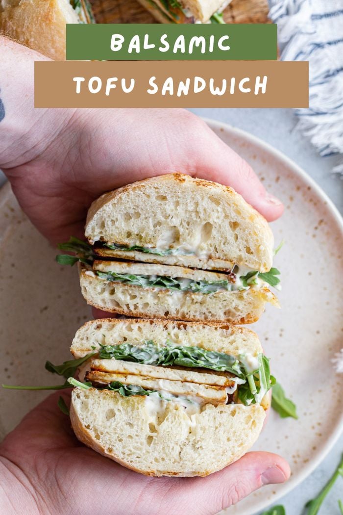 Balsamic Tofu Sandwich - Food with Feeling