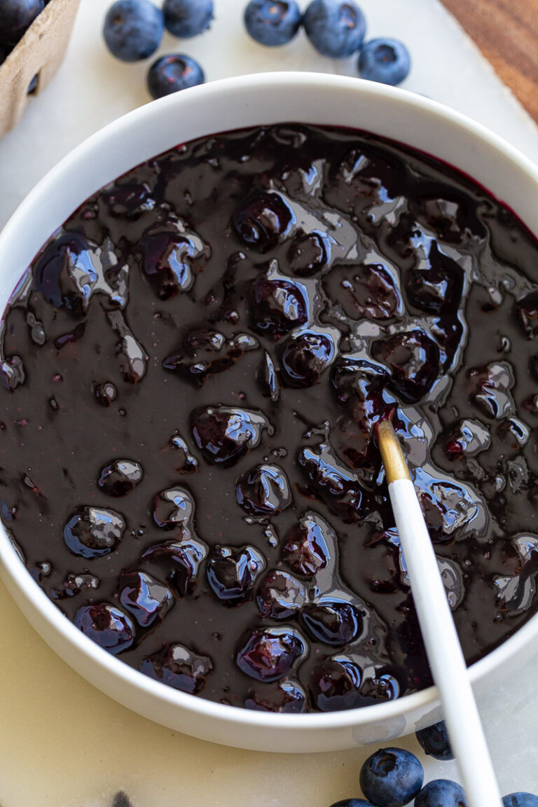 Blueberry Syrup - Food with Feeling