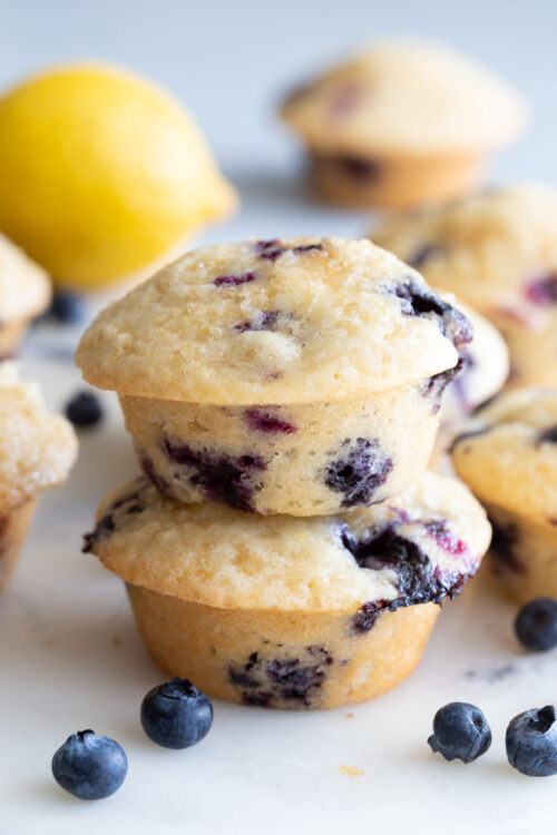 Lemon Blueberry Muffins - Food with Feeling