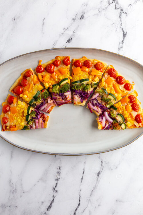 Rainbow Pizza - Food with Feeling