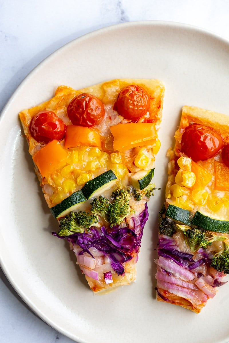 Rainbow Pizza - Food with Feeling