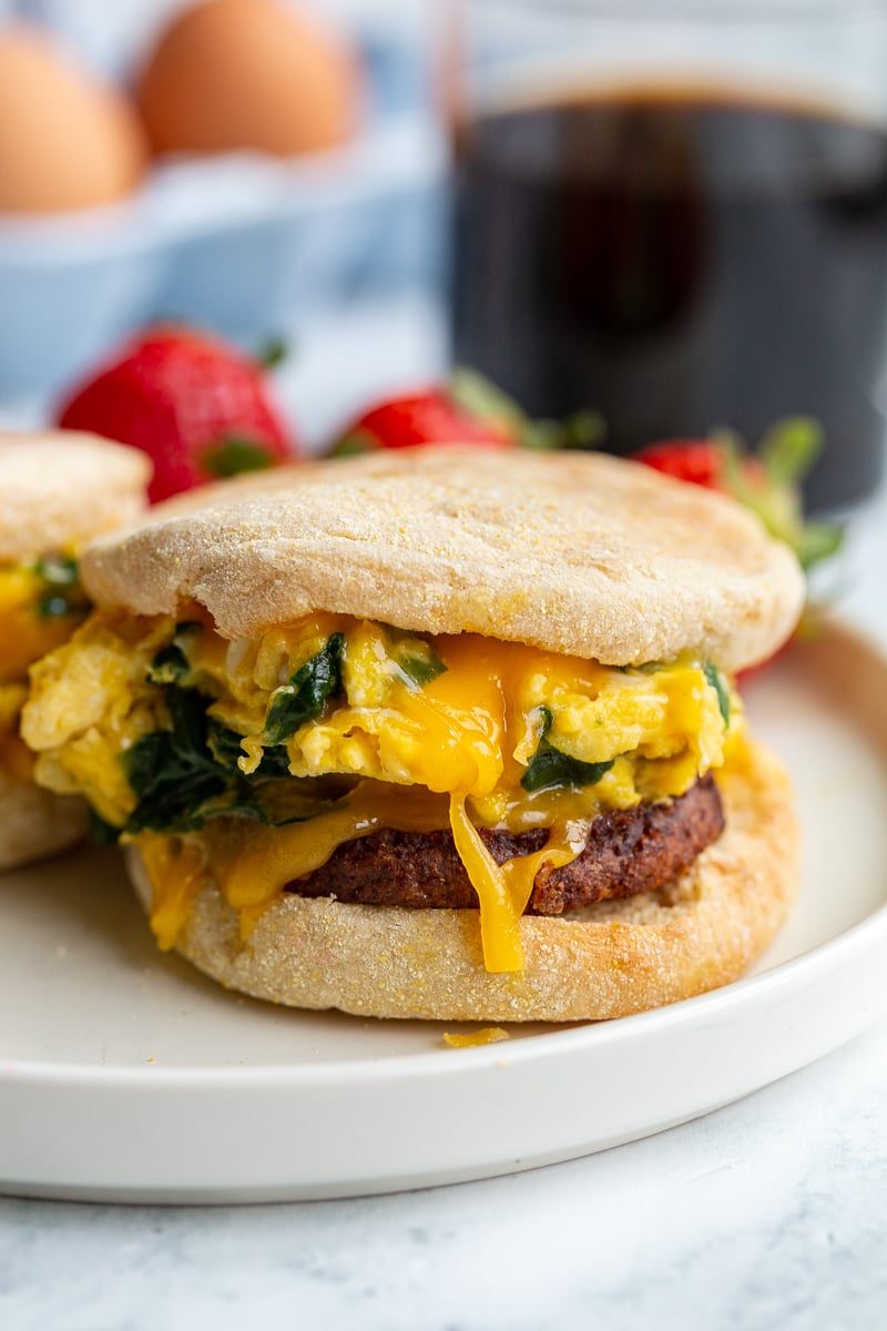 English Muffin Breakfast Sandwich - Food with Feeling