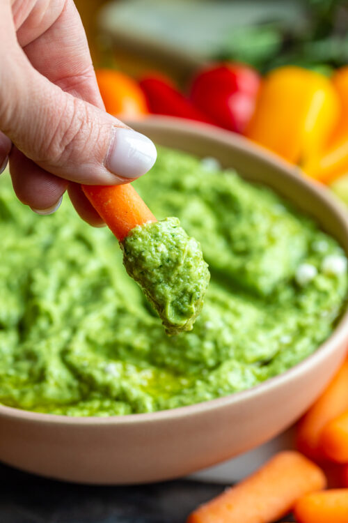 Creamy Green Goddess Dip - Food with Feeling