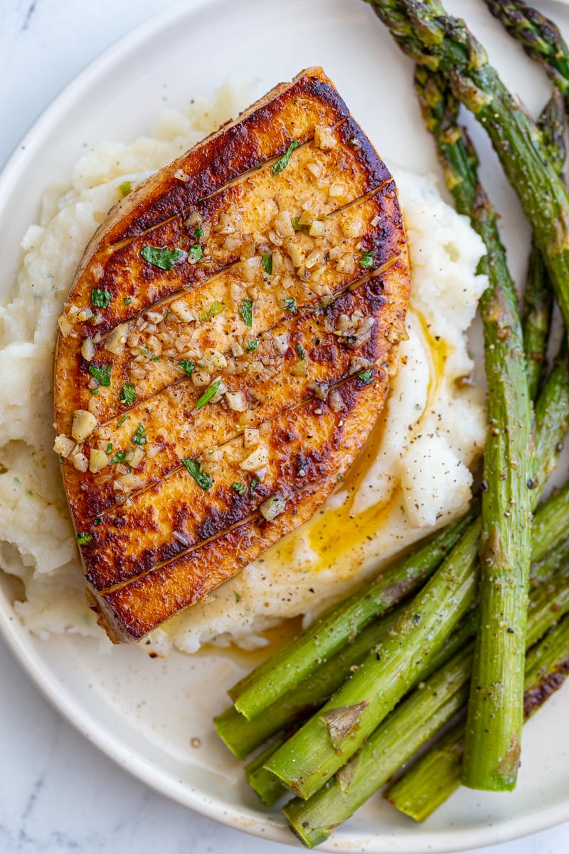 Garlic Butter Tofu - Food with Feeling