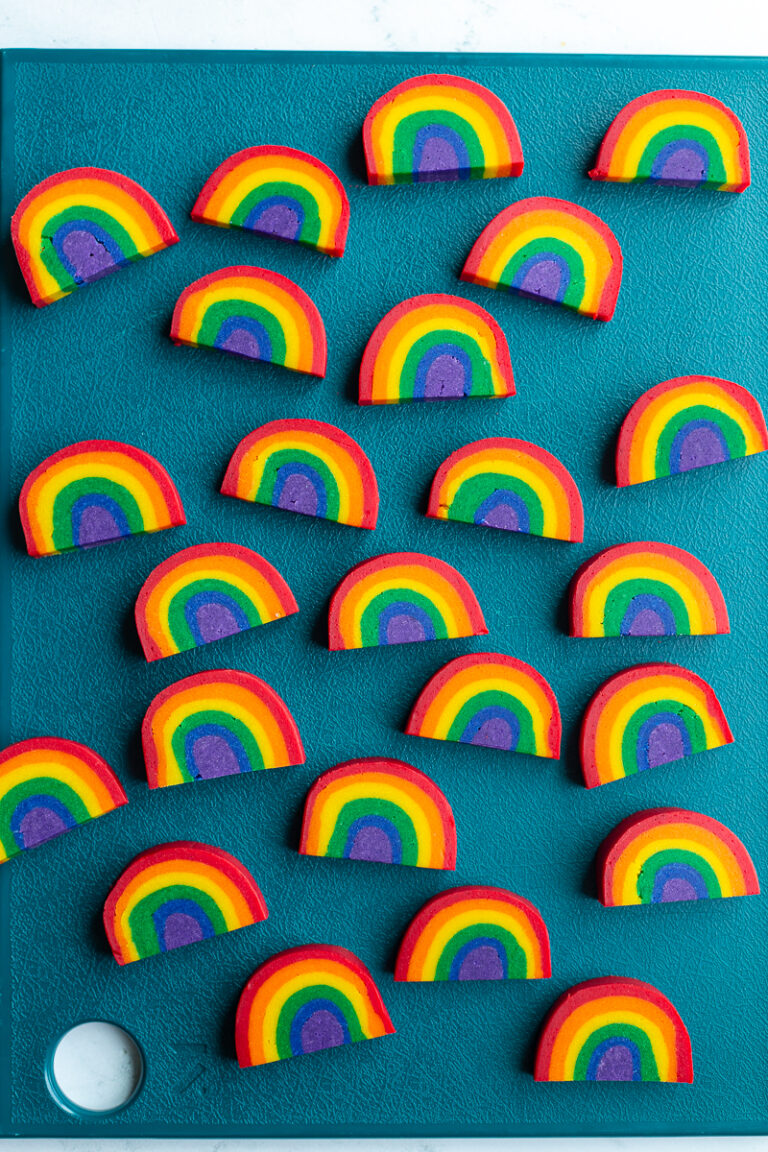 Rainbow Cookies - Food with Feeling
