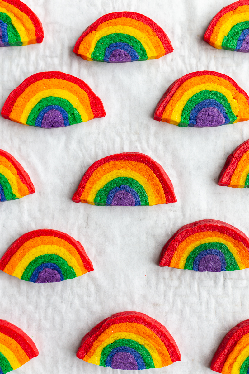 Rainbow Cookies - Food with Feeling