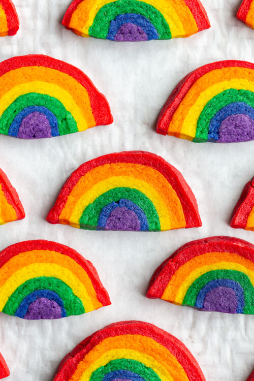 Rainbow Cookies - Food with Feeling