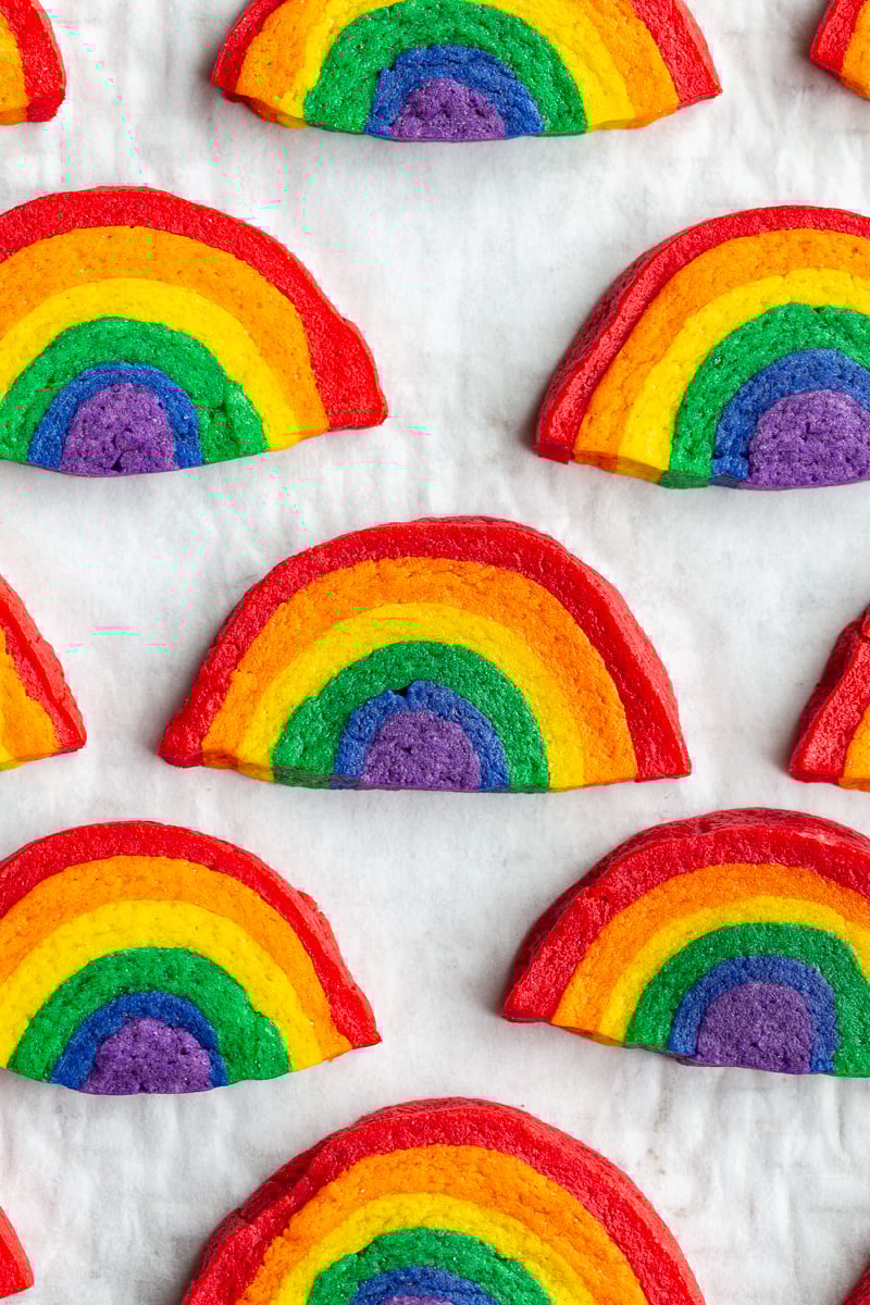 Rainbow Cookies - Food with Feeling