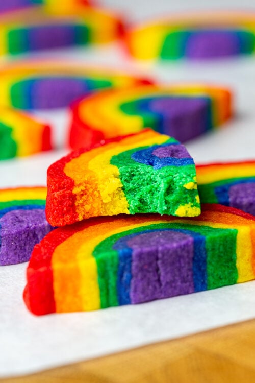 Rainbow Cookies - Food with Feeling