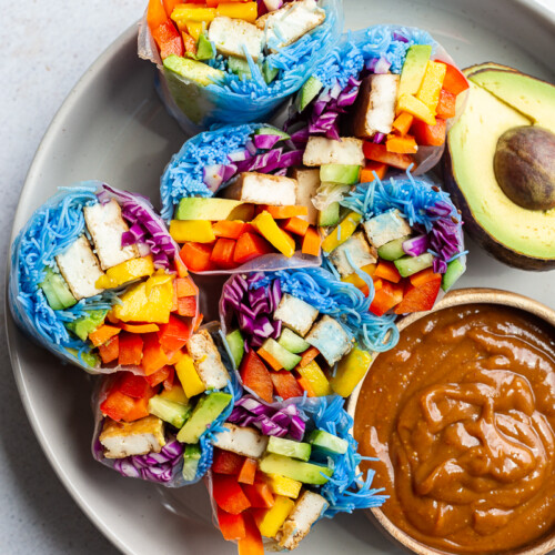 Rainbow Spring Rolls - Food with Feeling