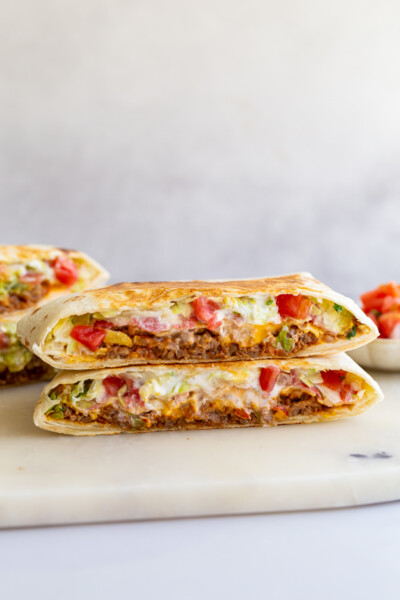 Easy Vegan Crunchwrap - Food with Feeling