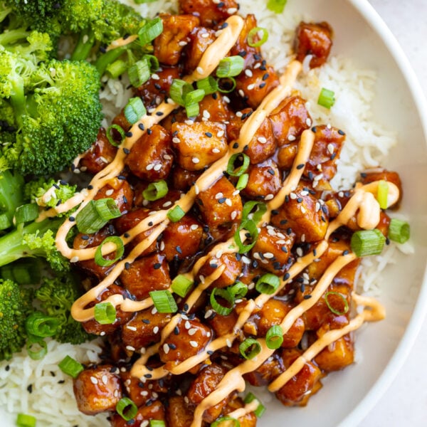 Honey Garlic Tofu - Food with Feeling