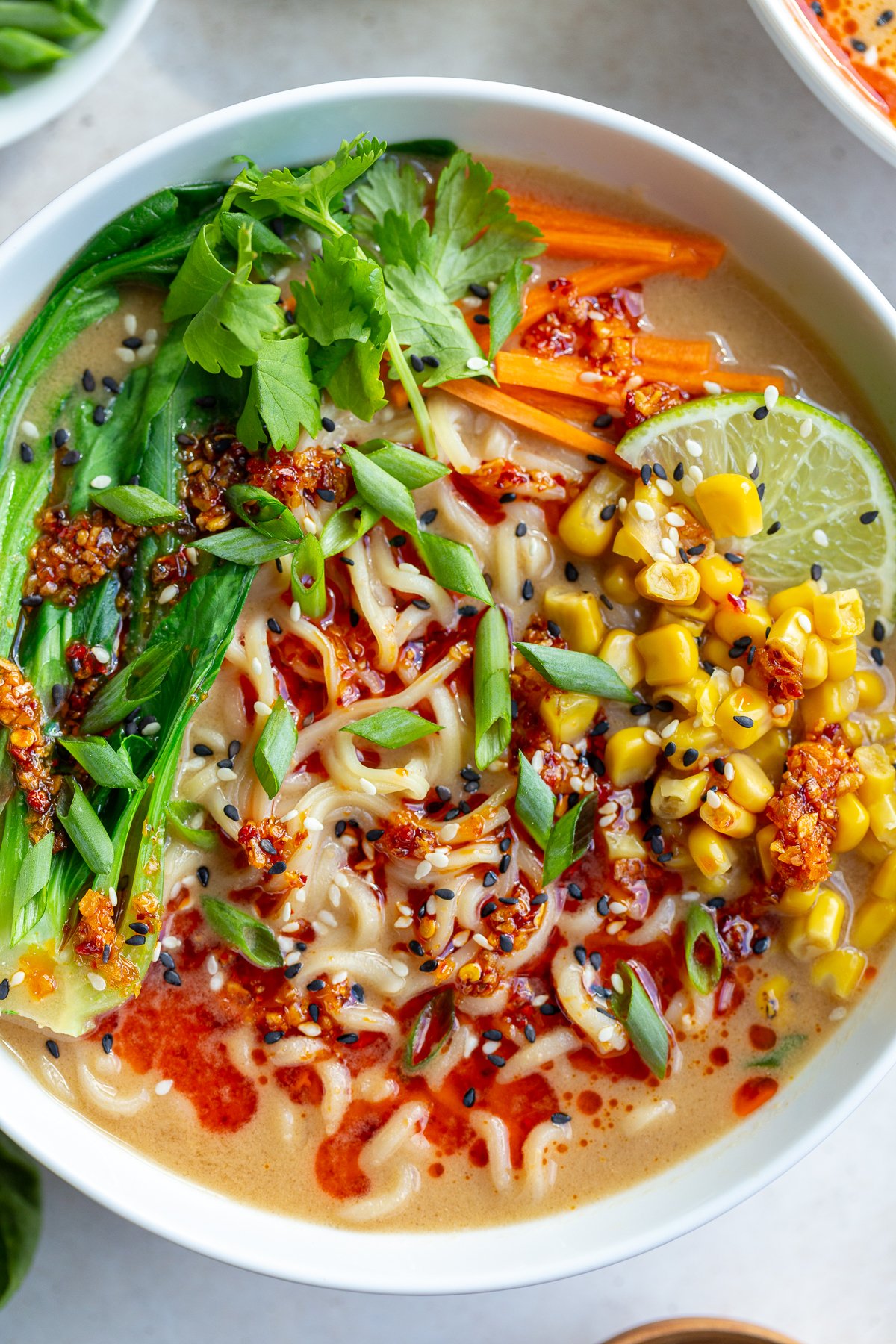 Peanut Butter Miso Ramen - Food with Feeling