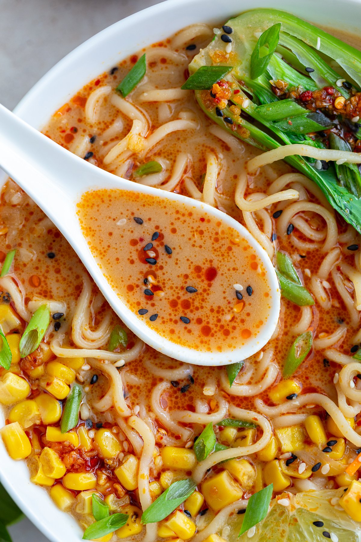 Peanut Butter Miso Ramen - Food with Feeling