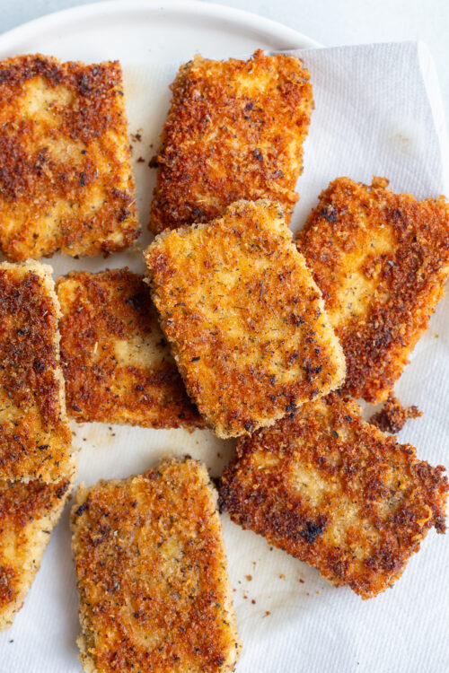 Crispy Tofu Cutlets (vegan) - Food with Feeling
