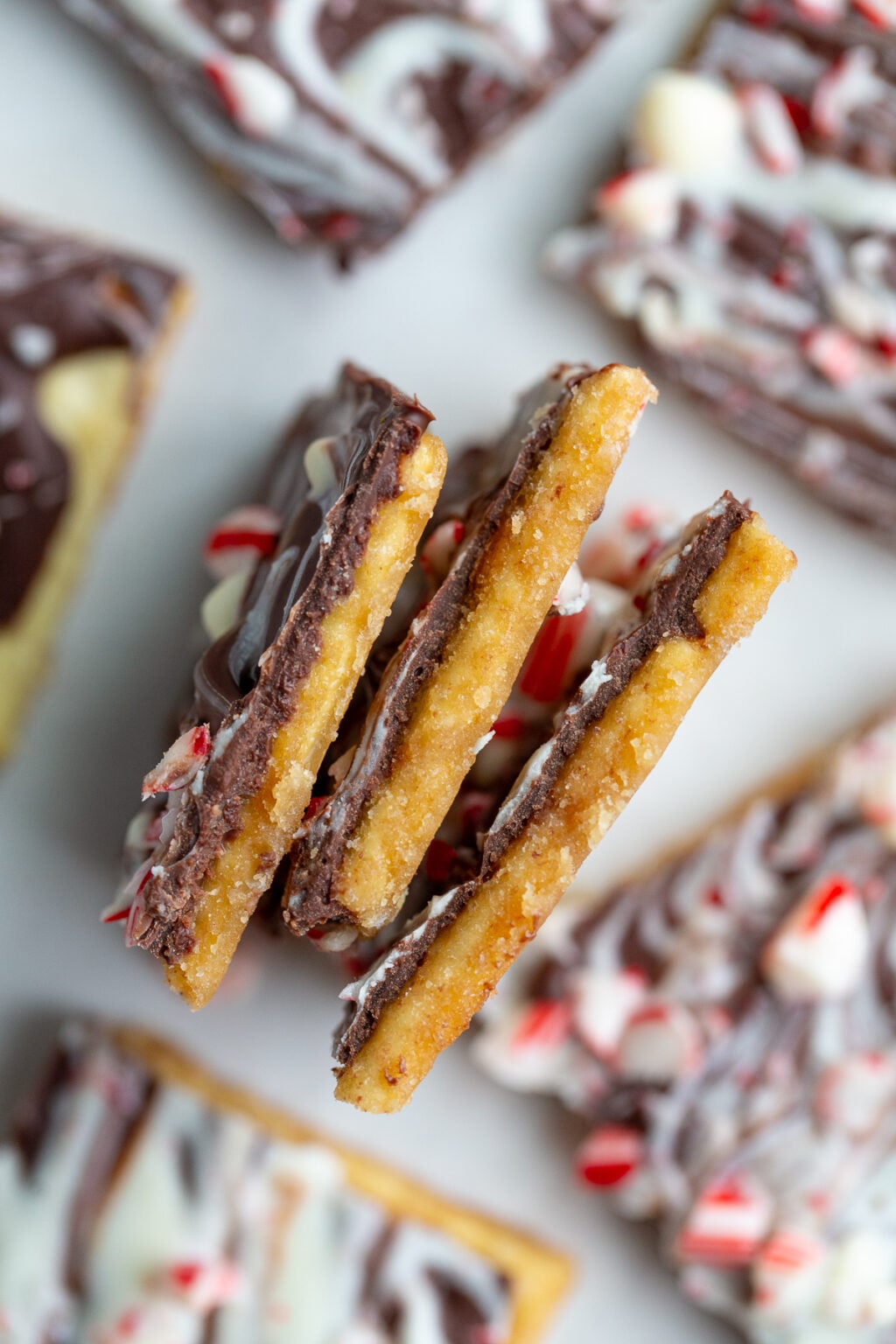 Christmas Cracker Candy (Saltine Toffee Bark!) - Food with Feeling